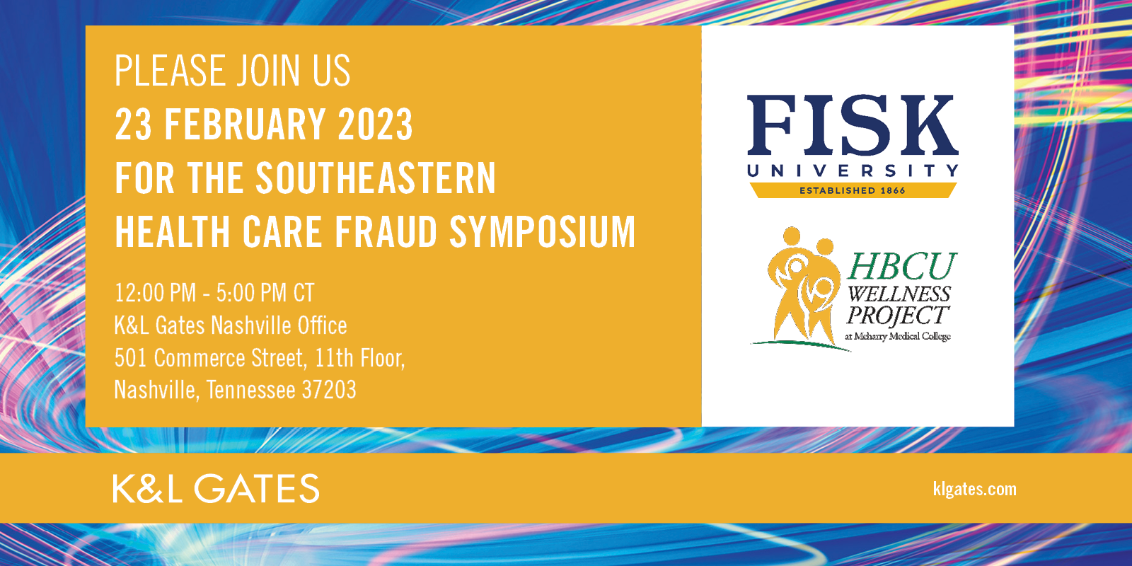 Southeastern Health Care Fraud Symposium | HUB | K&L Gates